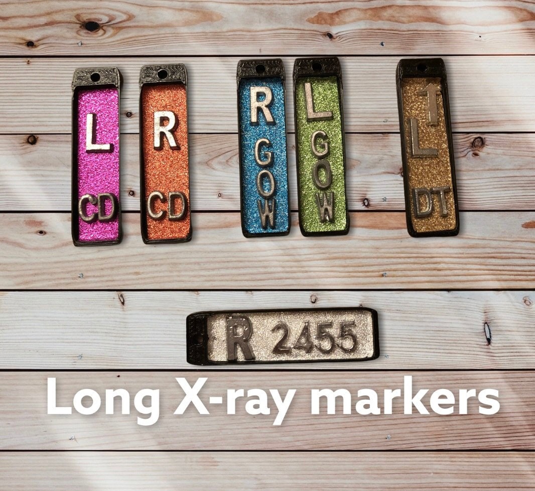 1 Sets Long Xray Markers Rad Tech Custom Xray Markers With Initials ...