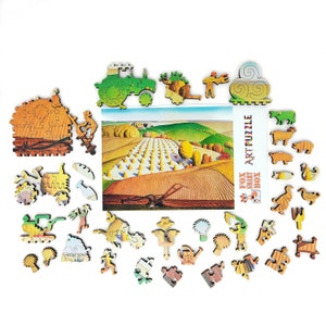 Wooden Jigsaw Puzzles for Adults With Uniquely Shaped Pieces - Made in ...