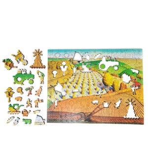Wooden Jigsaw Puzzles for Adults With Uniquely Shaped Pieces - Made in ...