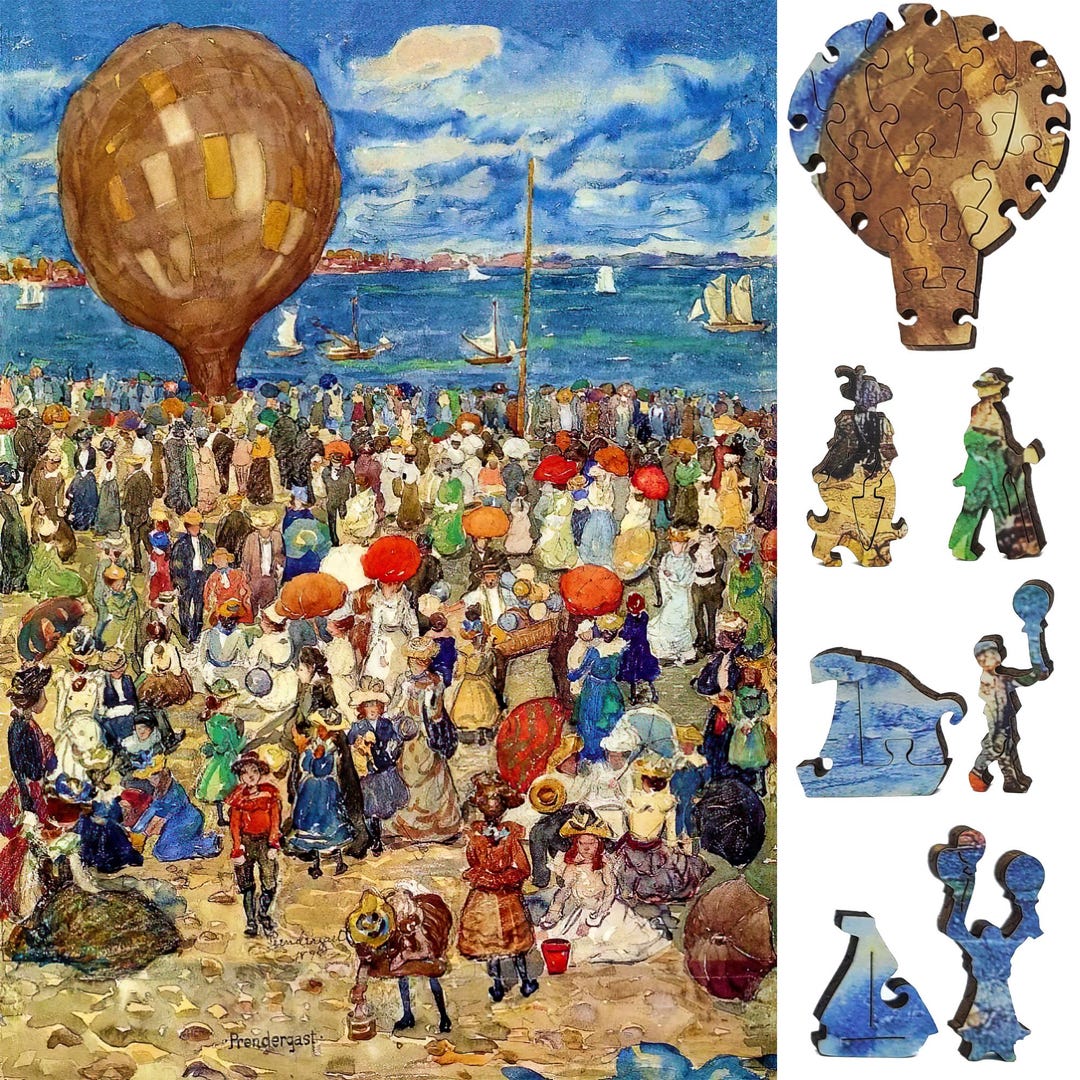 Wooden Jigsaw Puzzles for Adults - Uniquely Shaped Pieces - Made in the ...