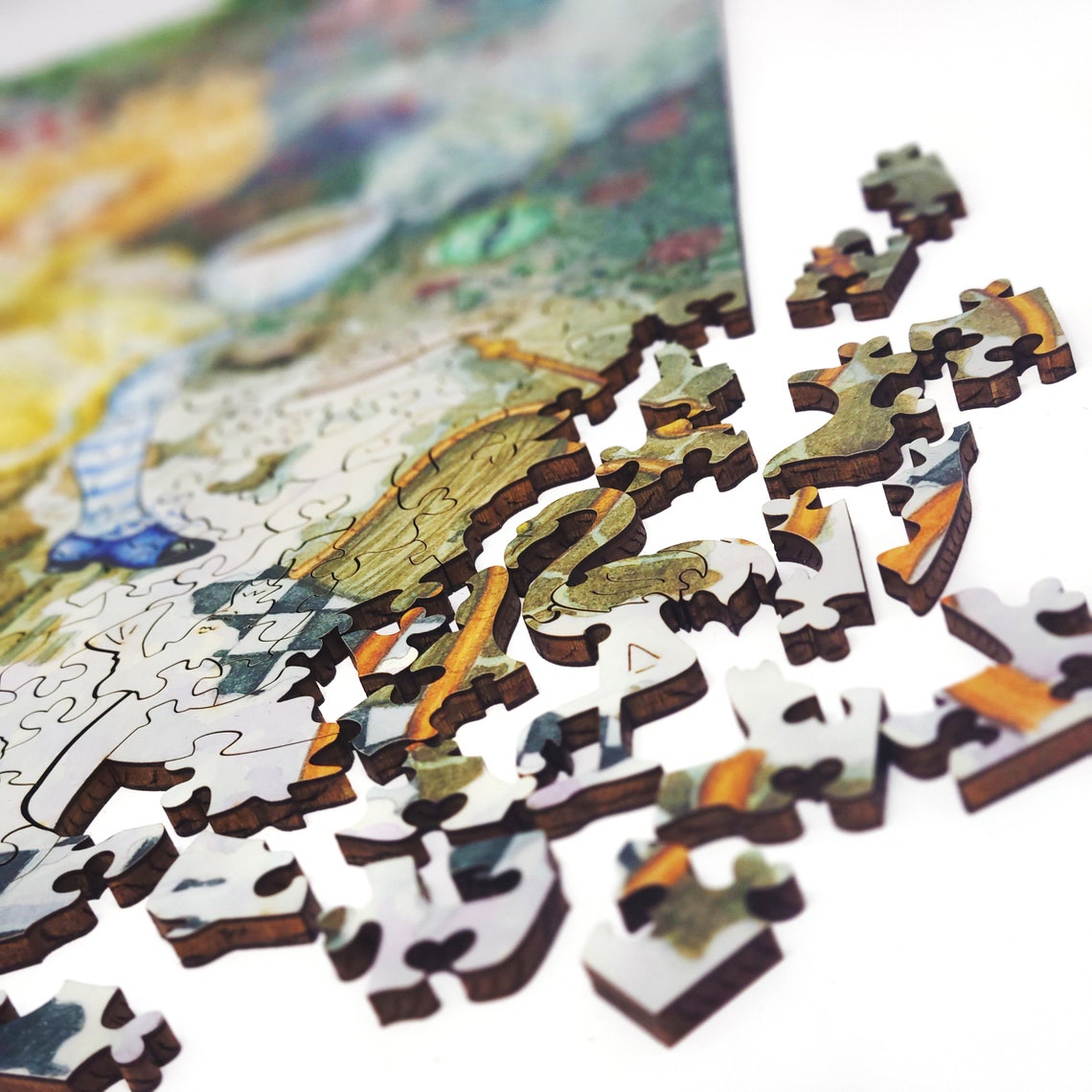 Wooden Jigsaw Puzzles for Adults With Uniquely Shaped Pieces - Etsy