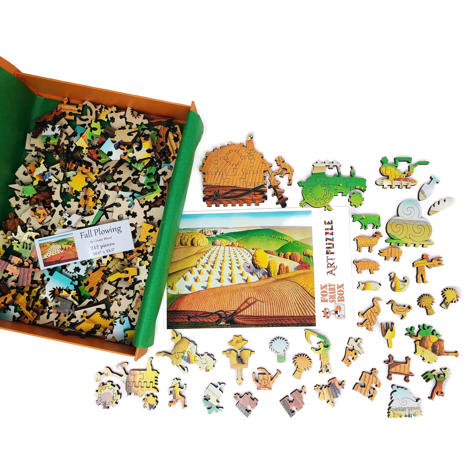Wooden Jigsaw Puzzles for Adults With Uniquely Shaped Pieces - Made in ...
