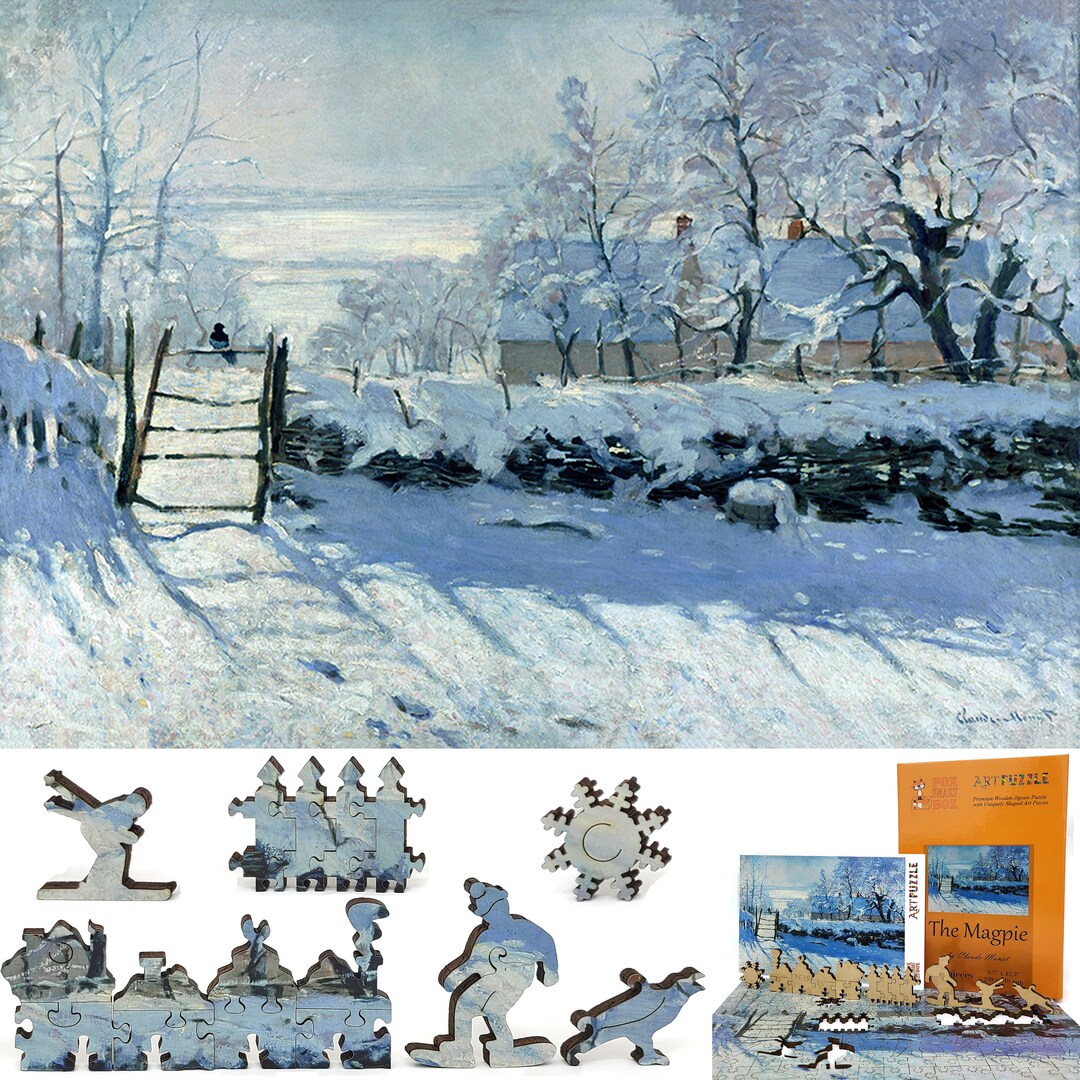 Wooden Jigsaw Puzzle for Adults - Uniquely Shaped Pieces - Made in the ...