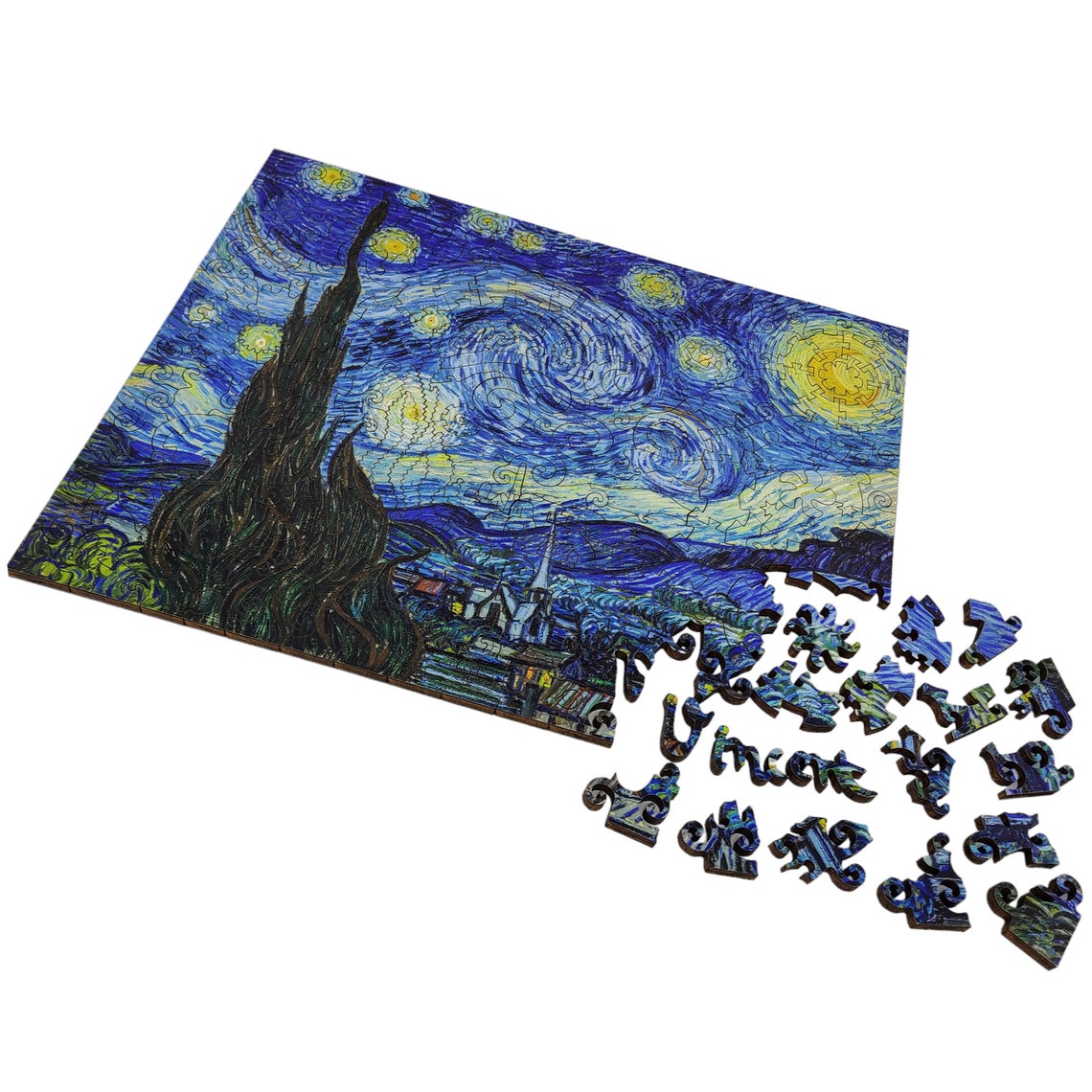 Wooden Jigsaw Puzzles for Adults - Uniquely Shaped Pieces - Made in the ...