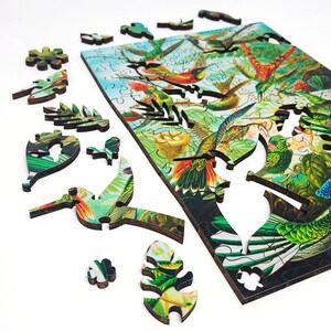 Wooden Jigsaw Puzzles for Adults With Uniquely Shaped Pieces | Etsy