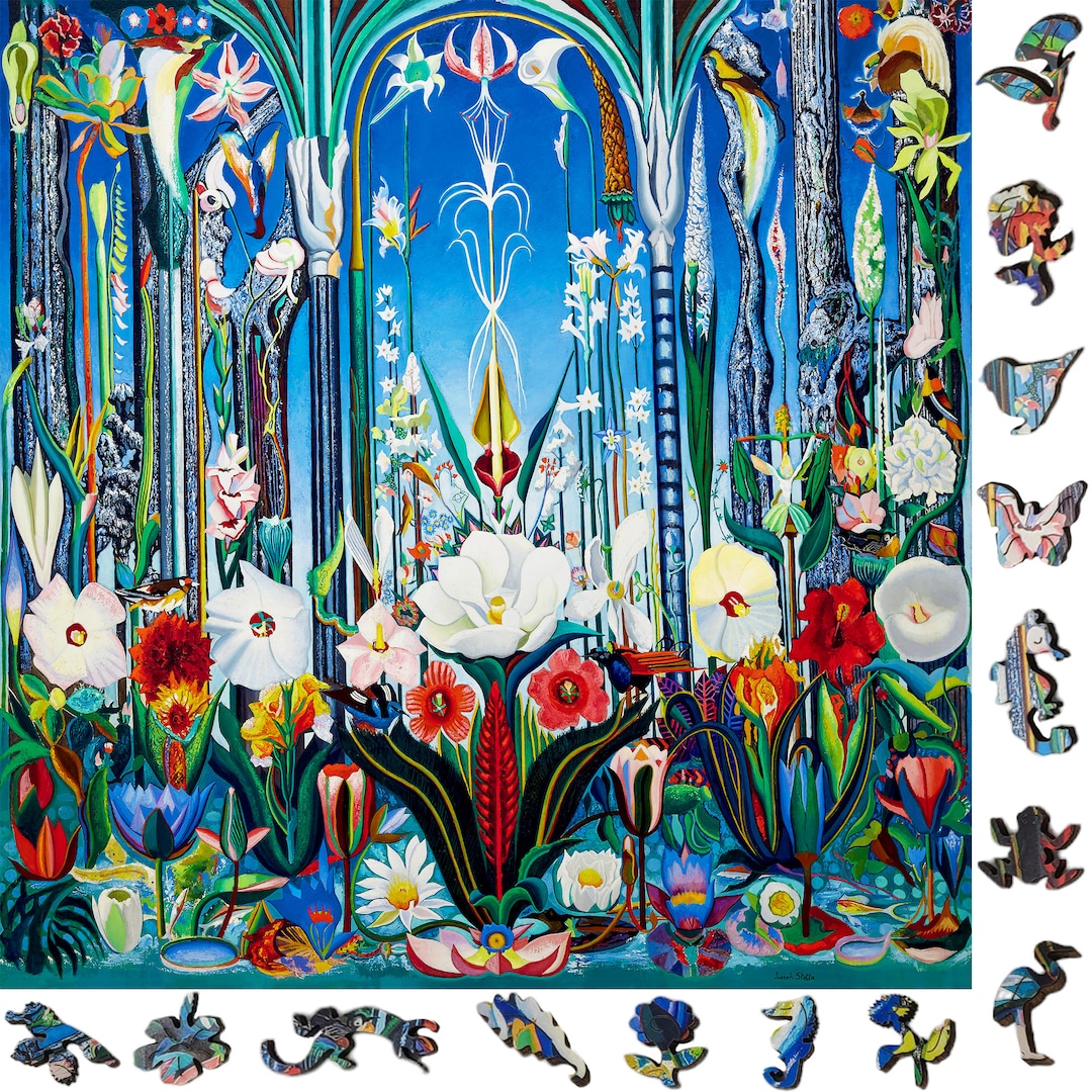Wooden Jigsaw Puzzles for Adults - Uniquely Shaped Pieces - Made in the ...