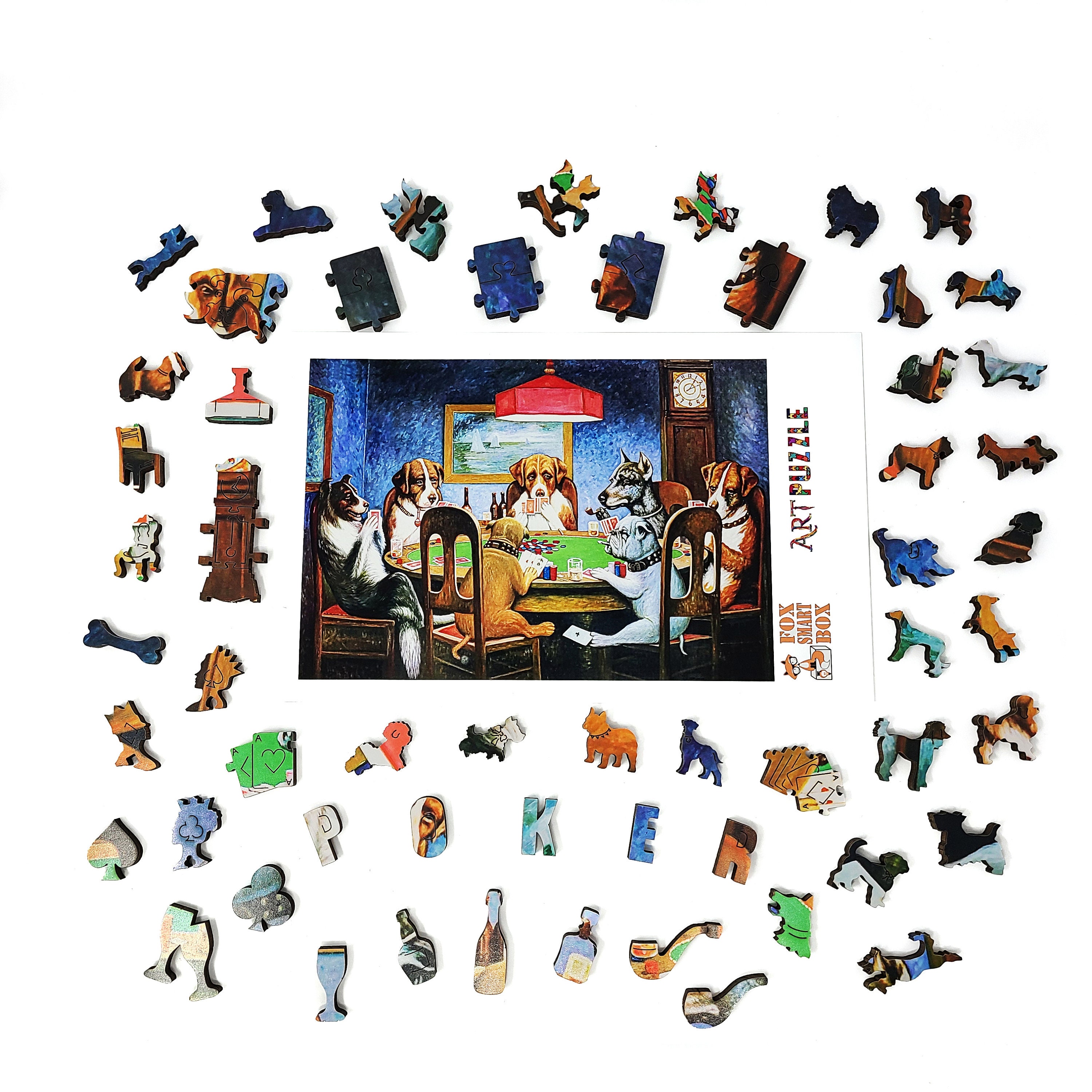Wooden Jigsaw Puzzles for Adults With Uniquely Shaped Pieces - Etsy
