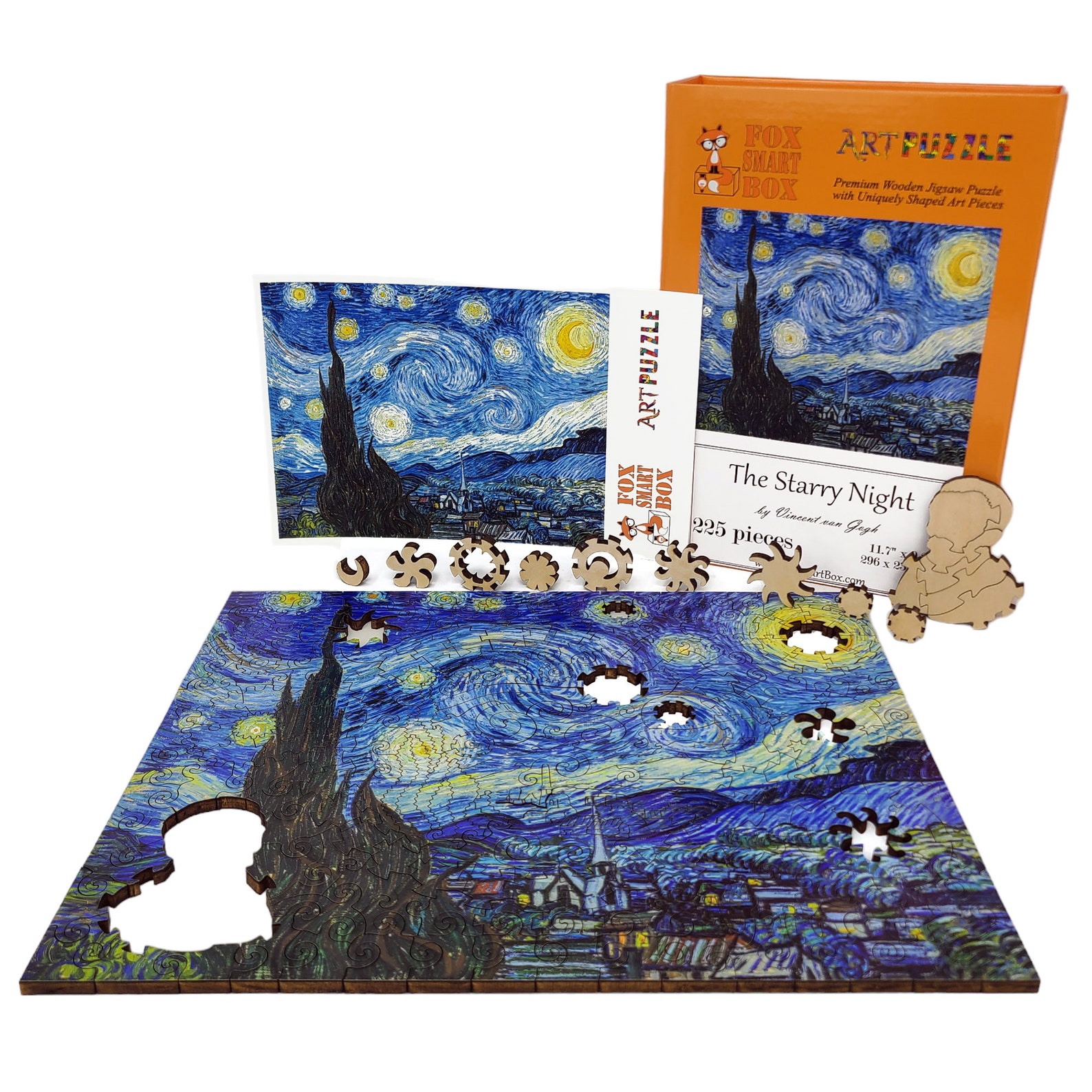 Wooden Jigsaw Puzzles for Adults - Uniquely Shaped Pieces - Made in the ...