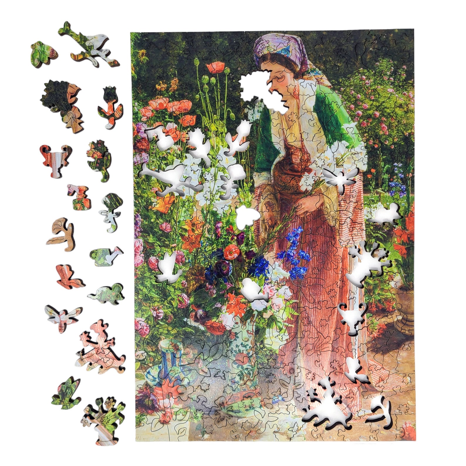 Wooden Jigsaw Puzzles for Adults - Uniquely Shaped Pieces - Made in the ...