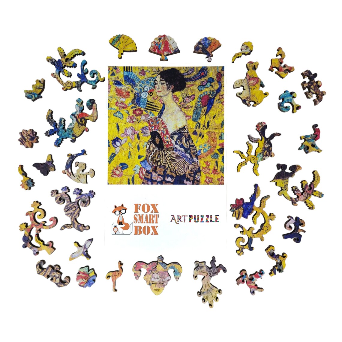 Wooden Jigsaw Puzzles for Adults - Uniquely Shaped Pieces - Made in the ...
