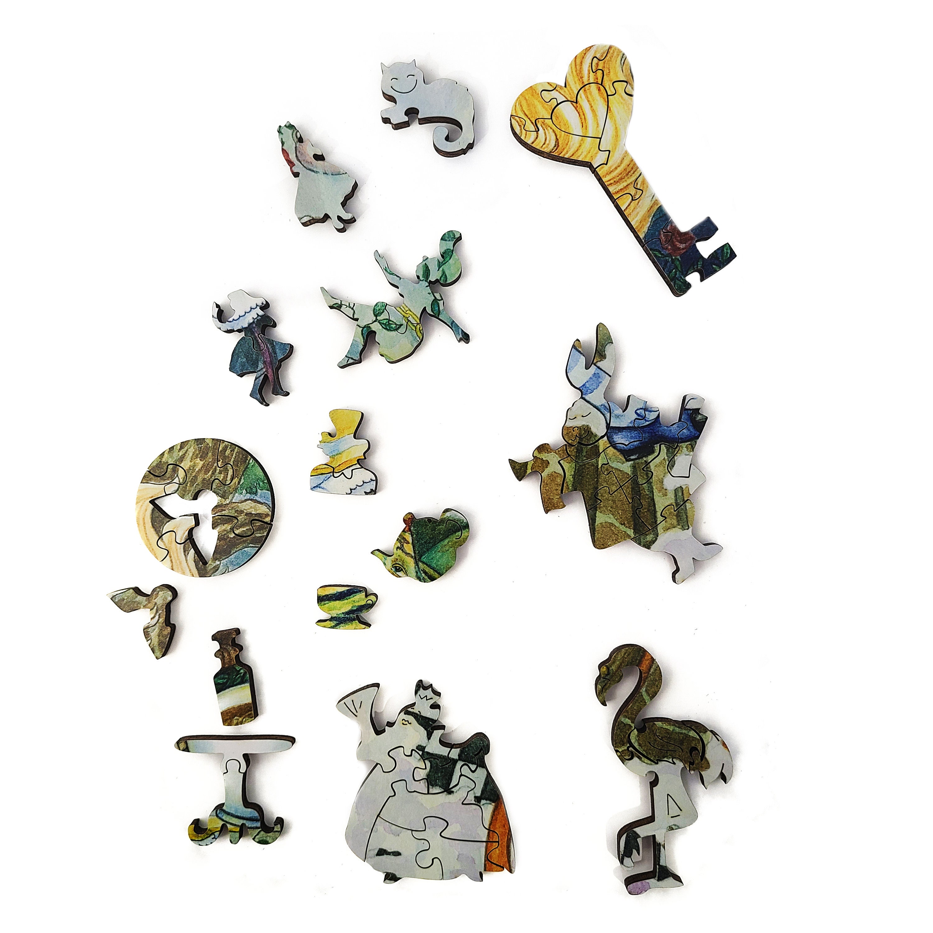 Wooden Jigsaw Puzzles for Adults With Uniquely Shaped Pieces - Etsy