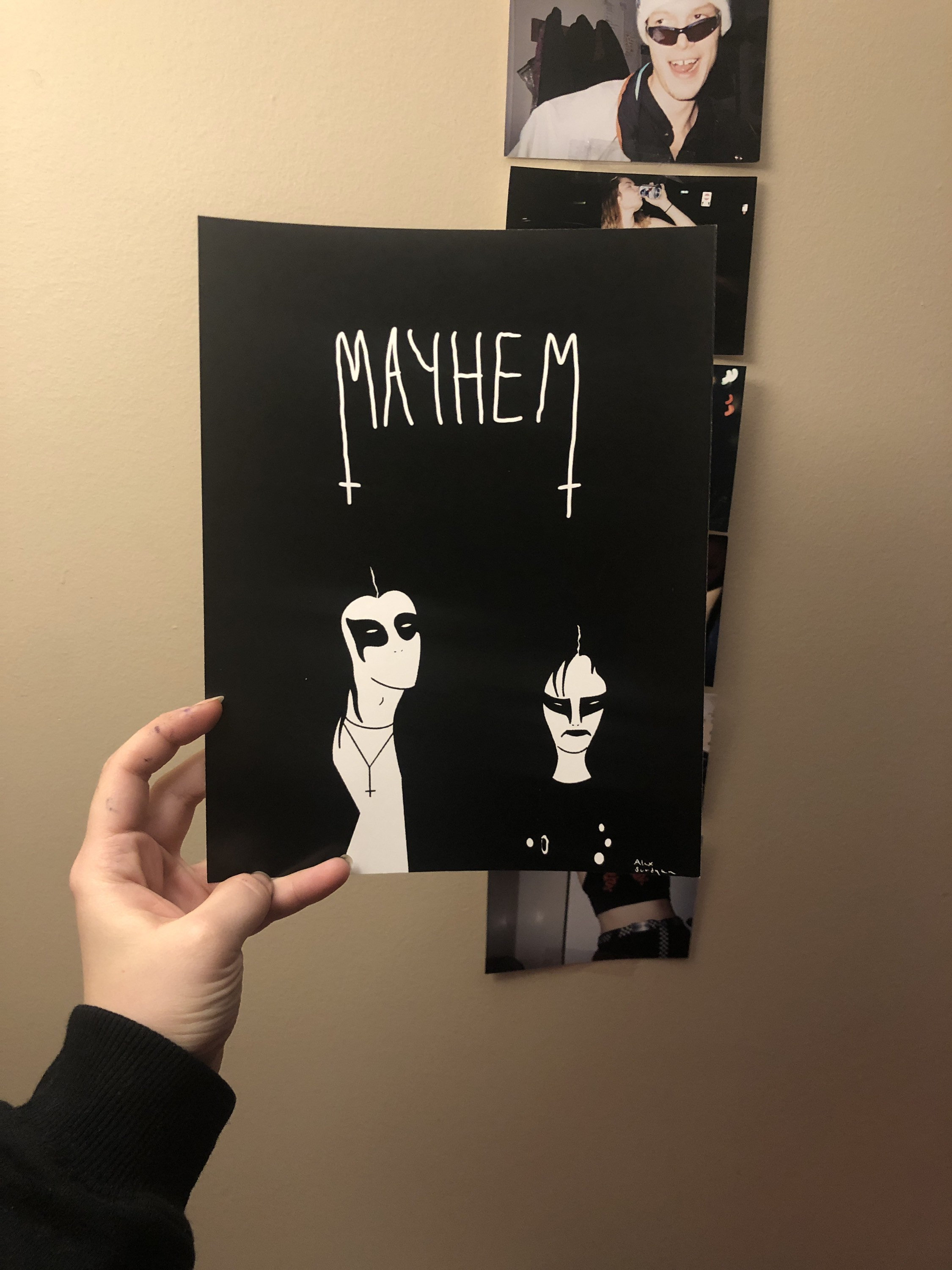 MAYHEM POSTER TRADITIONAL | Etsy