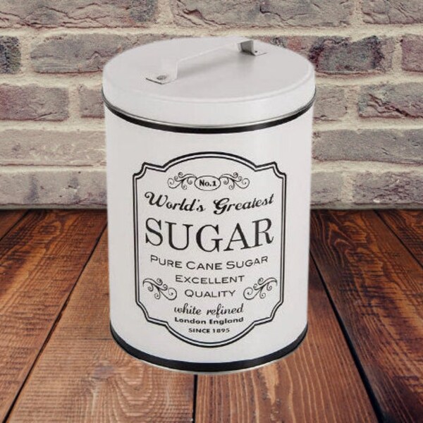 Sugar Canister - Etsy