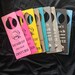 Funny Door Knob Signs for Adults and Teenagers - Etsy