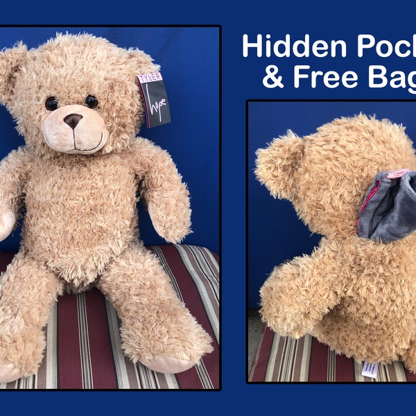 Bear With Hidden Pocket - Etsy