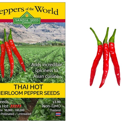 Thai Dragon Pepper Seeds - Etsy