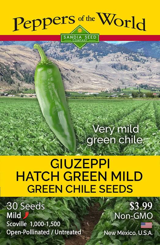 Hatch Green Mild - Giuzeppi Chile Seeds - Extra Mild, Easy to Grow - Etsy