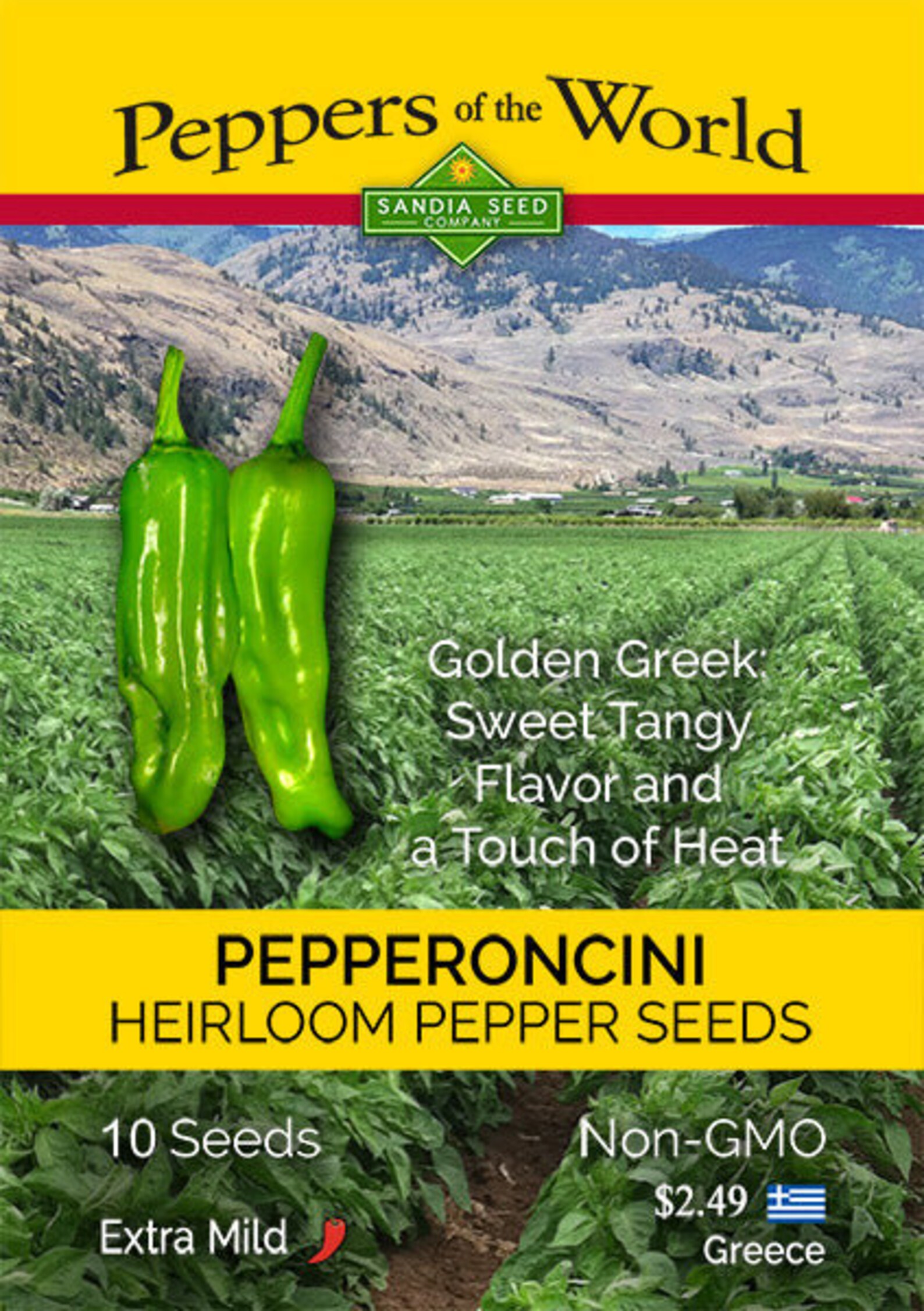 Pepperoncini Golden Greek Pepper Seeds - Etsy