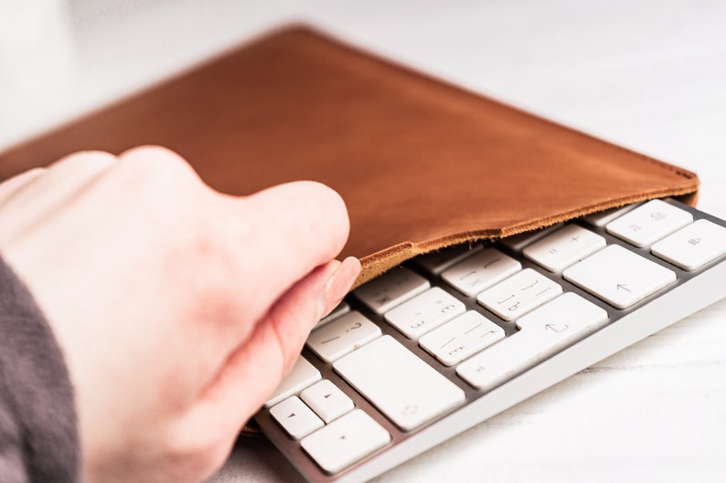Case for Apple Magic Keyboard, Leather Sleeve for Apple Wireless ...