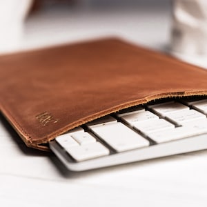 Case for Apple Magic Keyboard, Leather Sleeve for Apple Wireless ...