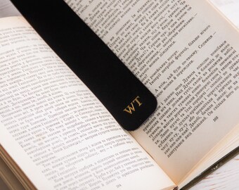 Monogrammed Bookmark - Etsy