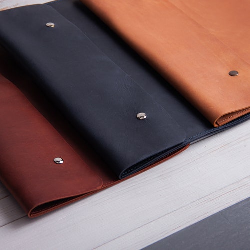 Leather Portfolio Document Organizer A4 Document Holder Paper | Etsy