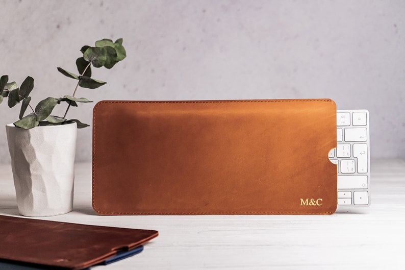 Case for Apple Magic Keyboard, Leather Sleeve for Apple Wireless ...