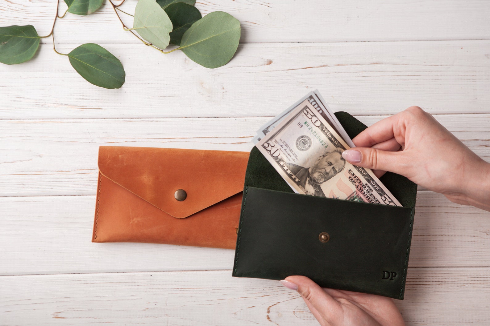 Cash Envelopesmoney Carriercard Carrierleather Card - Etsy