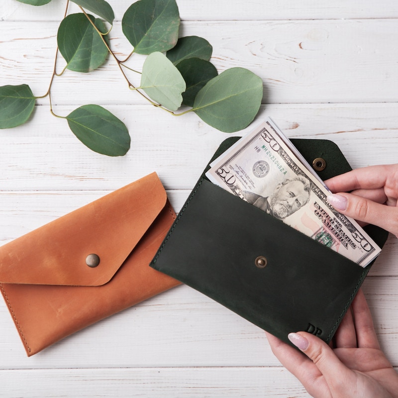 Checkered Money Holder - Etsy