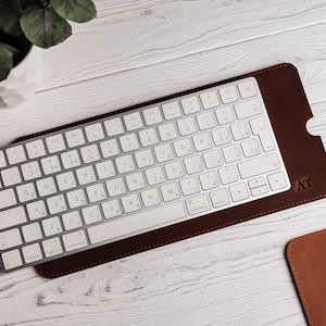Case for Apple Magic Keyboard, Leather Sleeve for Apple Wireless ...