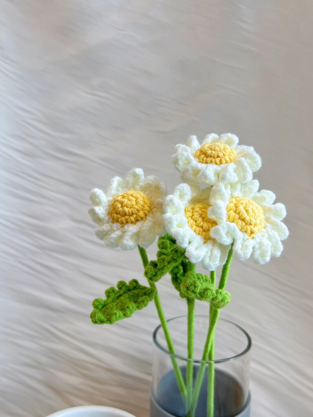 Crochet Daisy Flower, Crochet Flowers, Handmade Daisy, Daisy Bouquet ...