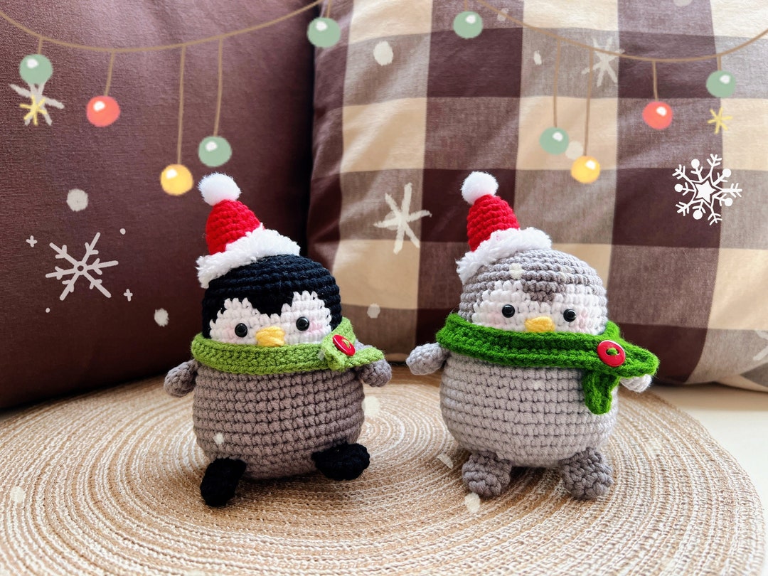 Crochet Penguin, Pingu Toy, Christmas Cute Penguin Decor, Antarctica ...