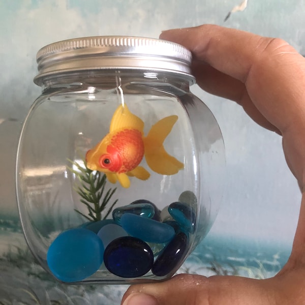 Crochet Fish in Jar - Etsy