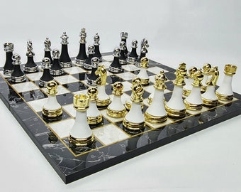 Marble Chess Set - Etsy