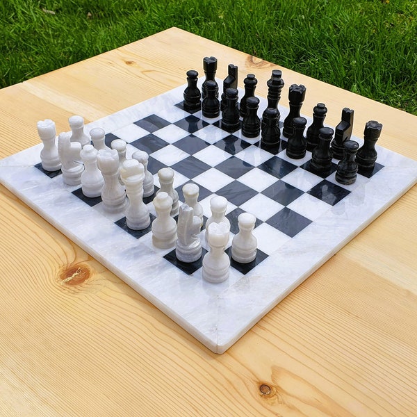Stone Chess Set - Etsy