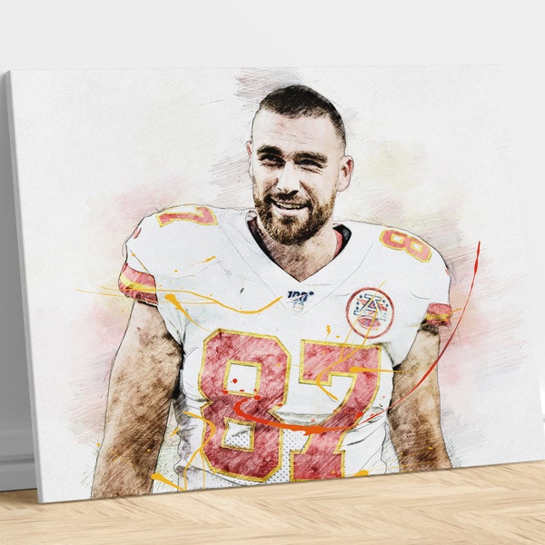 Travis Kelce Kansas City - Etsy