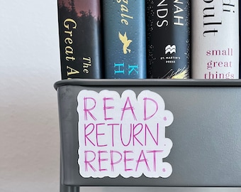 Ombré Read Magnet | Book Themed Magnet | Bookish Magnet | Book Gift ...