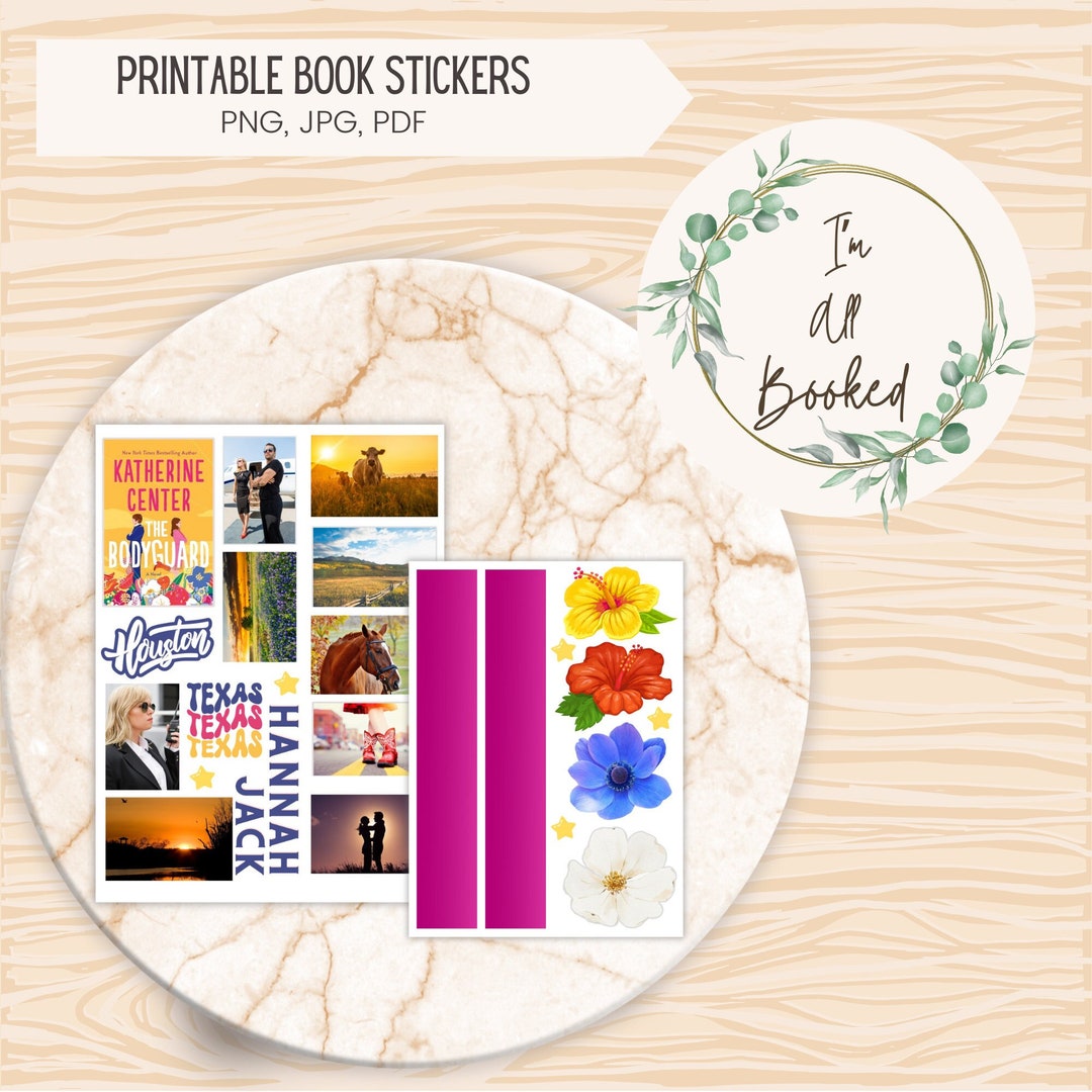 The Bodyguard Stickers, Book Journal Stickers Book Themed Stickers ...