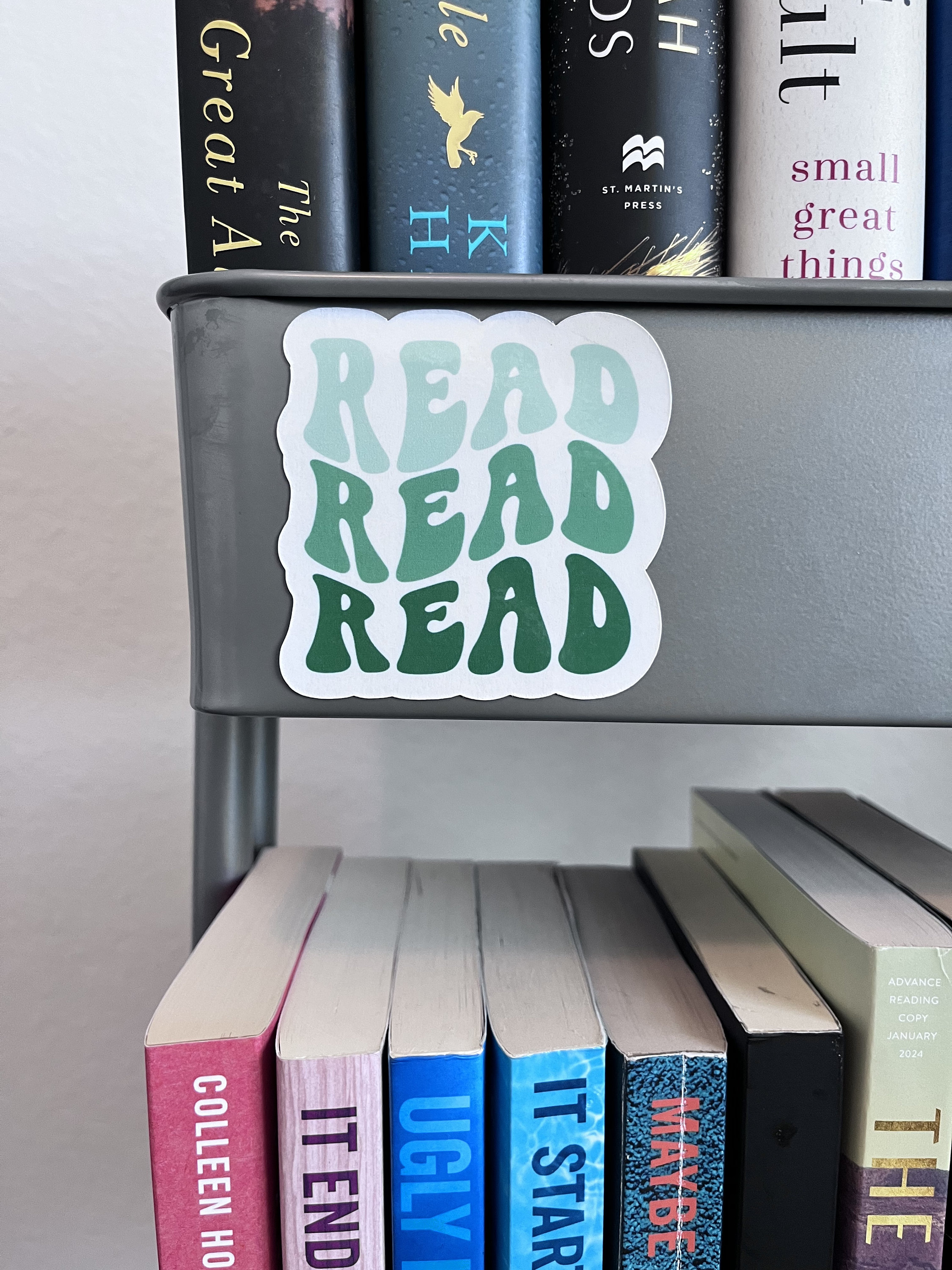 Ombré Read Magnet | Book Themed Magnet | Bookish Magnet | Book Gift ...