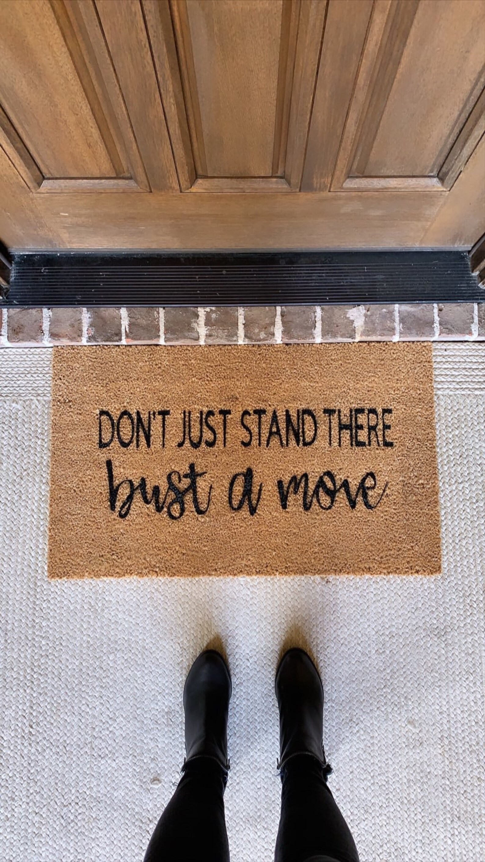 Dont Just Stand There Bust A Move Doormat Welcome Mat Home - Etsy