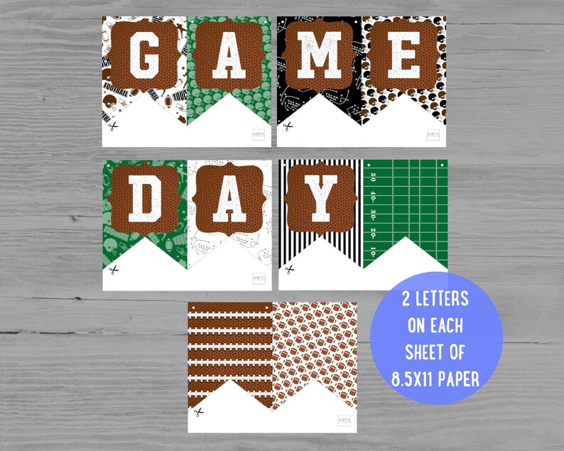 Super Bowl Banner INSTANT DOWNLOAD - Super Bowl Party Decor - Super ...