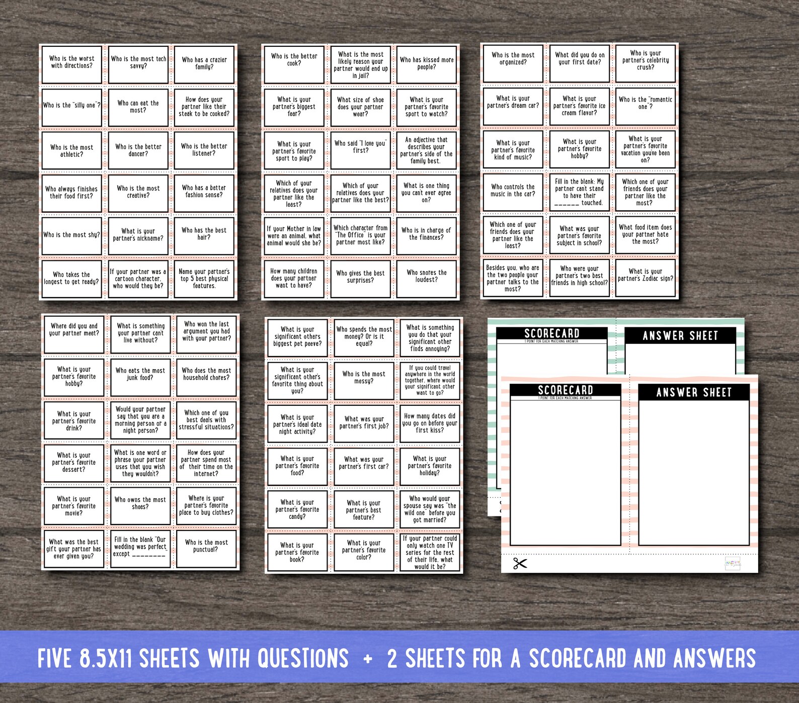 Couples of Questions Game, Date Night Ideas, Newlywed Game Questions ...