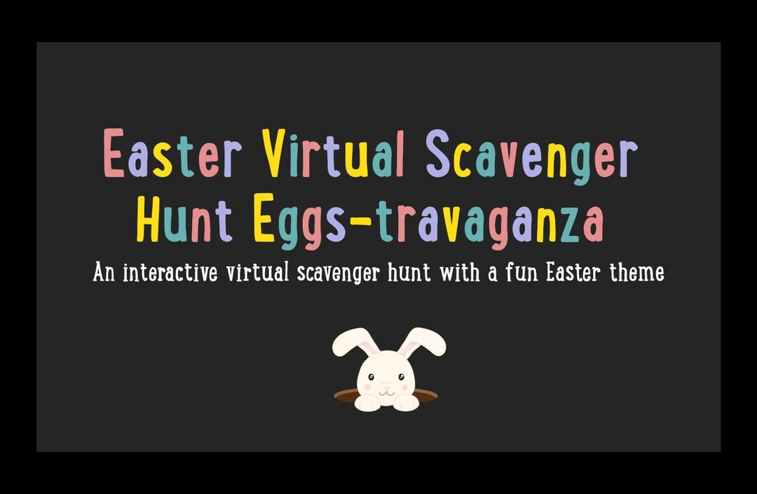 Easter Scavenger Hunt, Easter Treasure Hunt, Children Easter Game ...