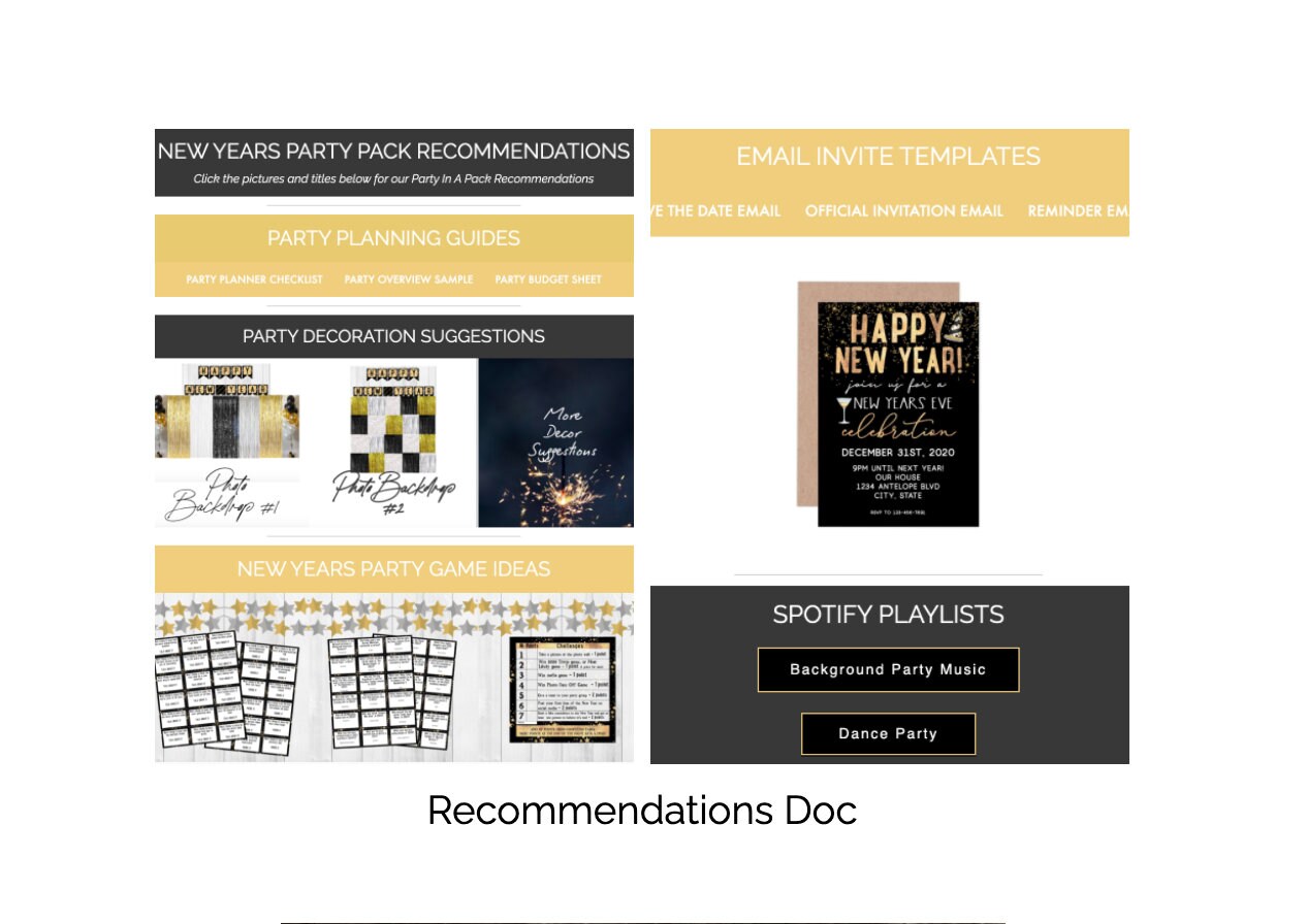 New Years Eve Party Pack INSTANT Download-new Years Eve Banner-new ...