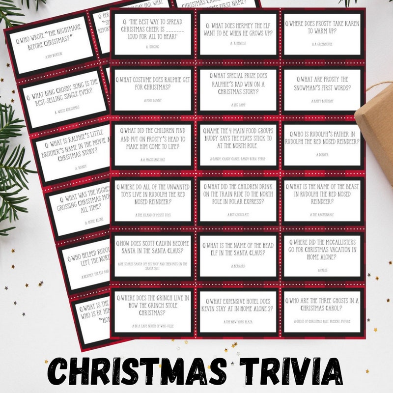 Christmas Trivia - Etsy