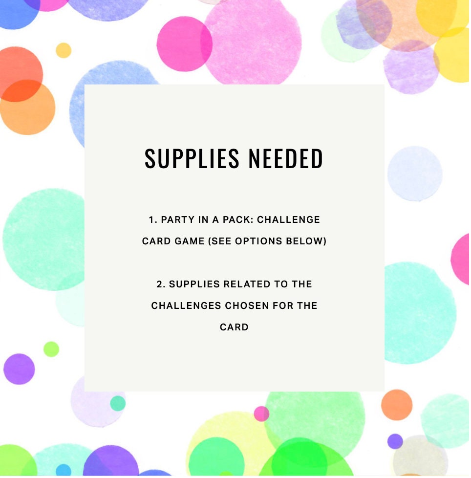 Valentine's Day Challenge Card Game INSTANT DOWNLOAD - Valentine's ...