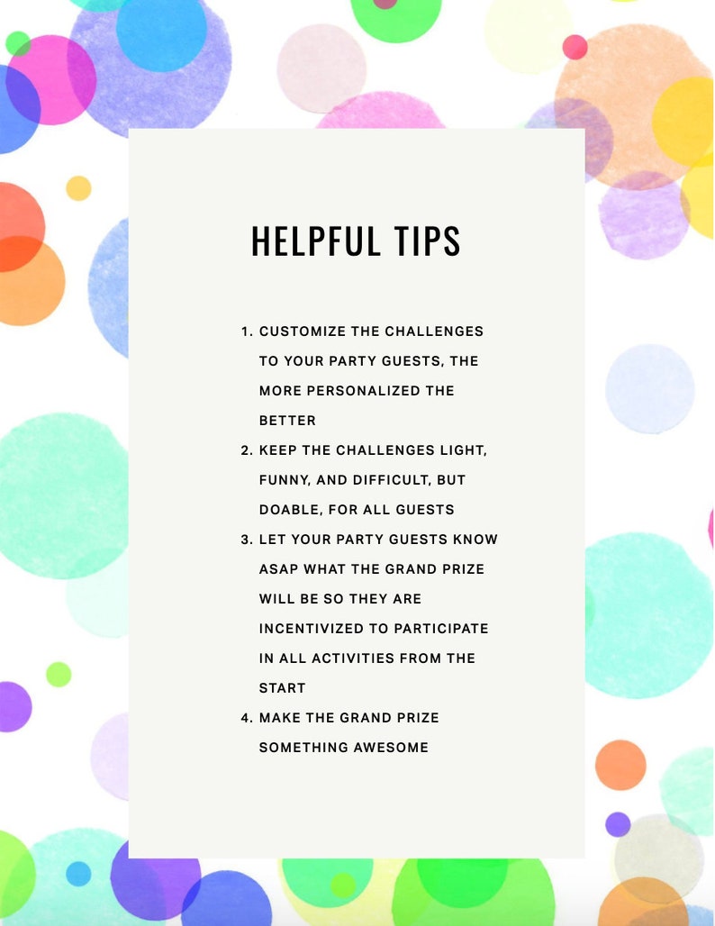 Valentine's Day Challenge Card Game INSTANT DOWNLOAD - Valentine's ...