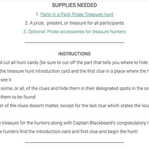 Pirate Birthday Party - Pirate Treasure Hunt - Pirate Theme Party ...