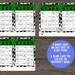 Super Bowl Bingo Game INSTANT DOWNLOAD Editable Bingo Football Bingo ...