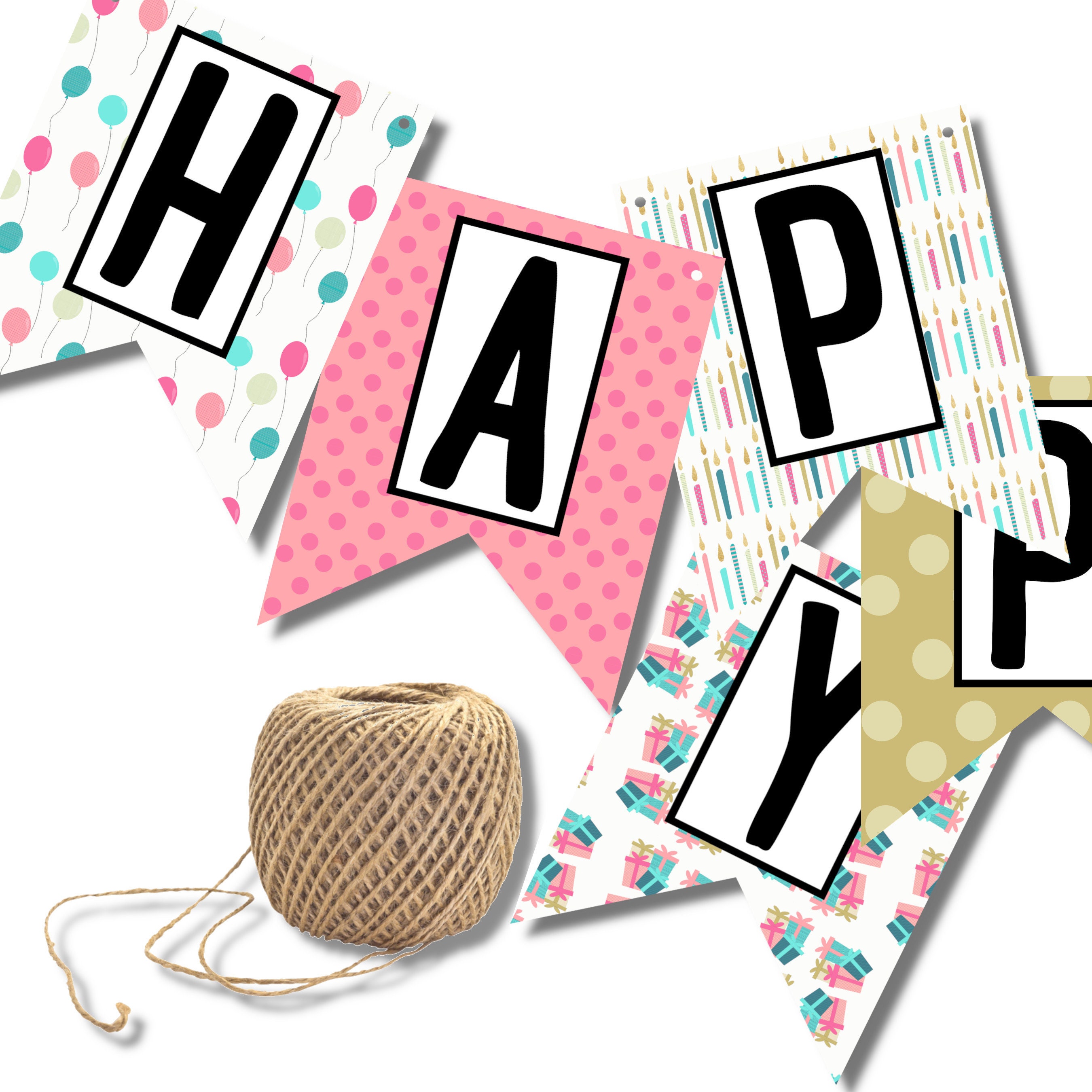 Girls Birthday Banner - Girls Birthday Decor - Girls Birthday ...